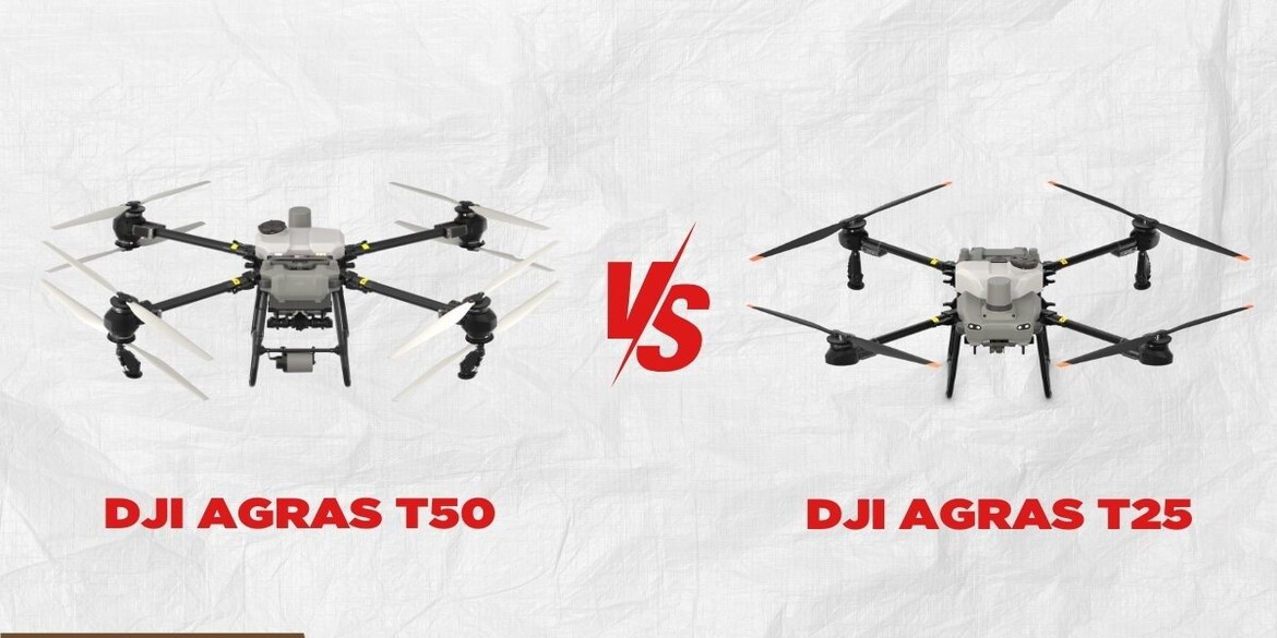 So Sánh DJI T50 Và DJI T25 - Nên Lựa Chọn Mẫu Drone Nào ...